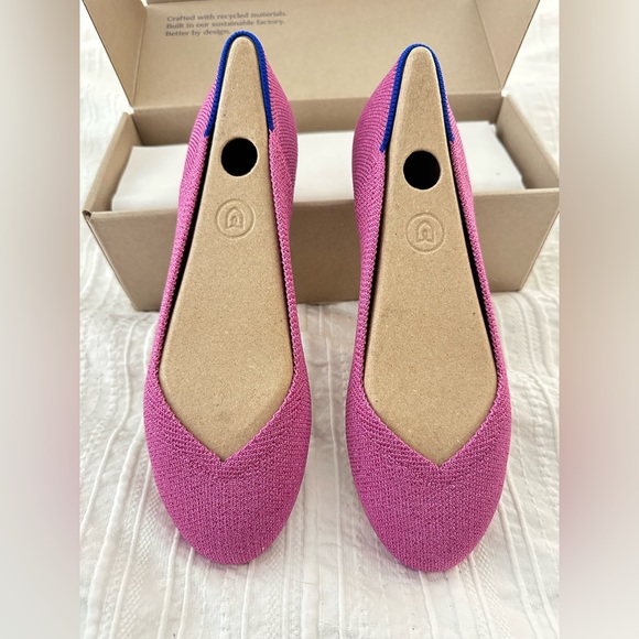 Rothy's | Shoes | Nwb Rothys The Flat Size 6 In Bloom Metallic Womens ...